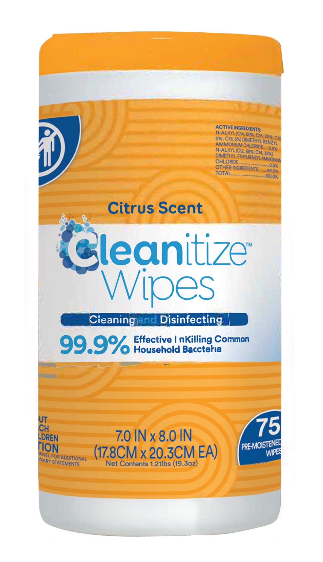 Cleanitize Surface Wipes - Canister
